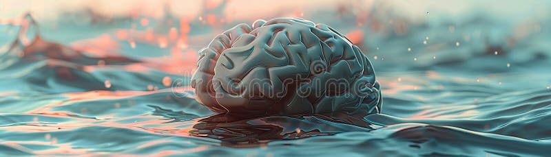 A Captivating 3D Model of a Brain with New Neurons Forming Representing ...