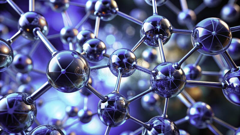 Intricate 3D Molecular Structure Visualization a Detailed Look at ...