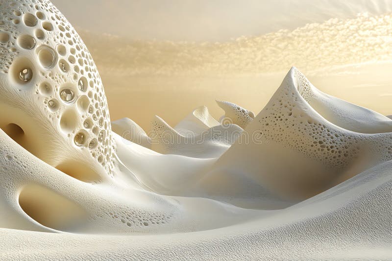 A Captivating 3d Render of a Seamless Organic Architectural Design with ...