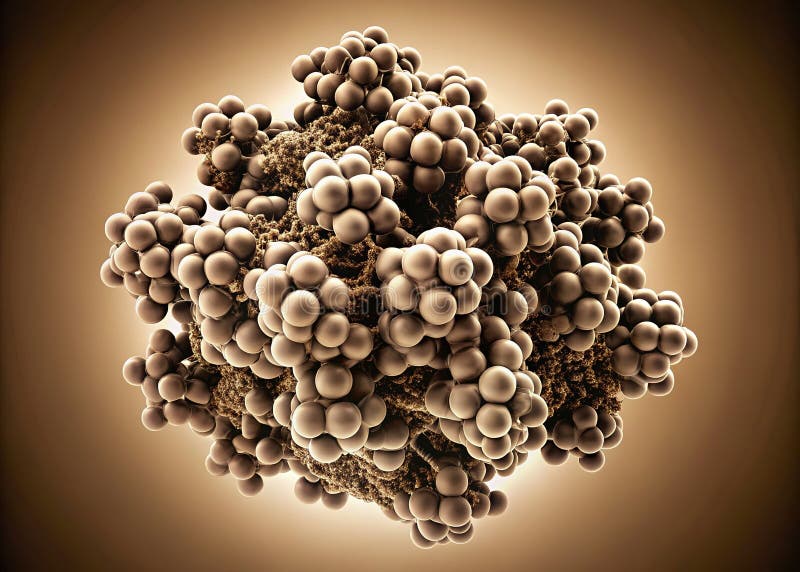 Protein Complex Render Stock Illustrations – 633 Protein Complex Render ...