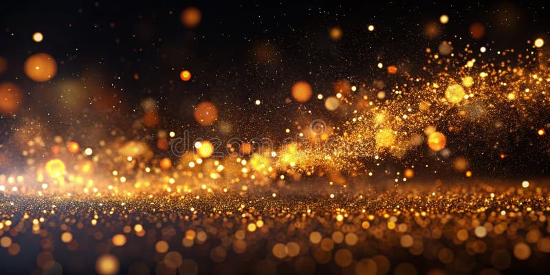 Stunning 3D Render of Microscopic Dust Particles an Abstract ...