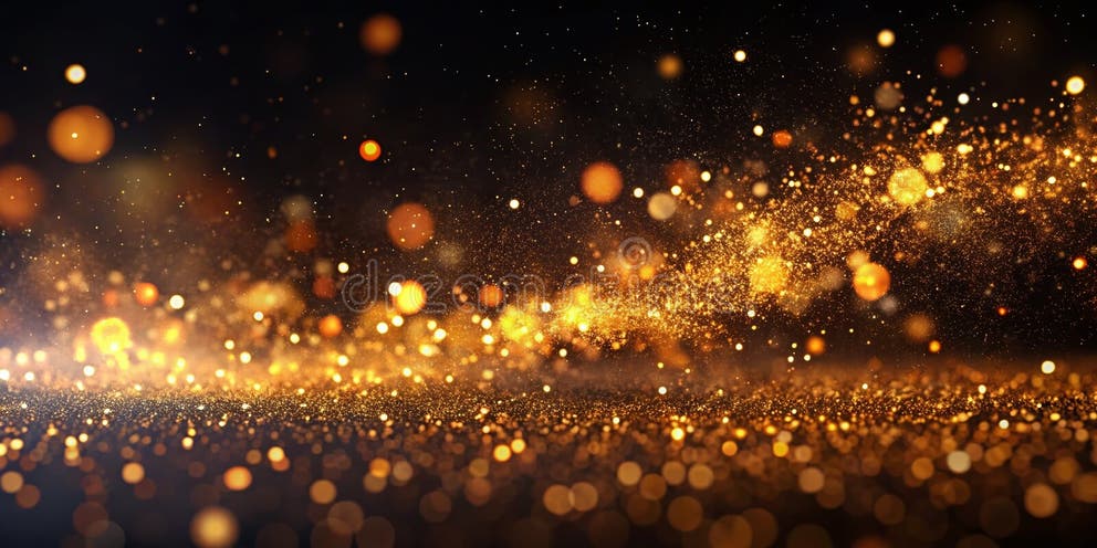 Stunning 3D Render of Microscopic Dust Particles an Abstract ...