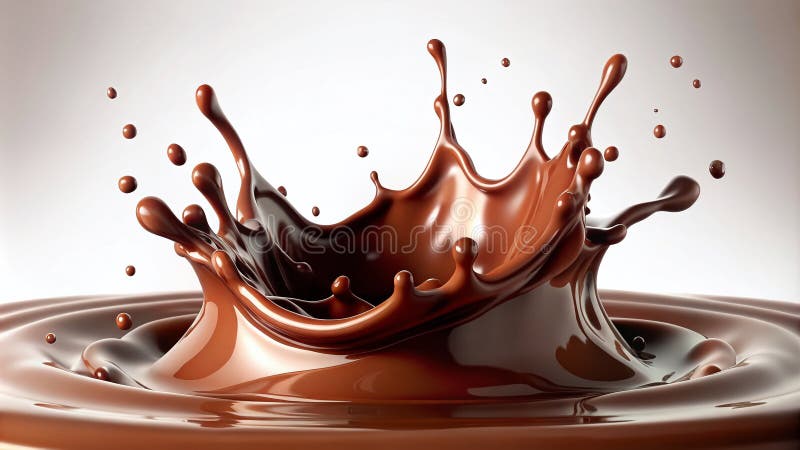 Enticing 3D Render of Melted Chocolate Dripping a Captivating ...
