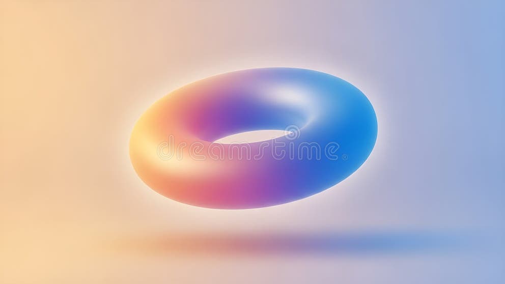Geometric Donut Shaped Object Stock Illustrations – 95 Geometric Donut ...