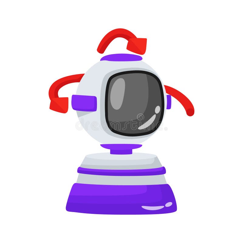 A Captivating 3d Style Icon Showing Ai Bot Device Stock Vector ...