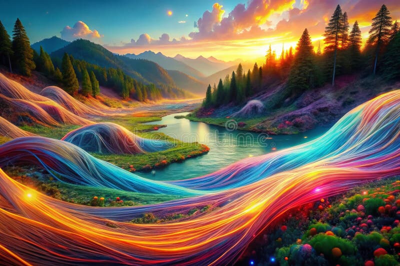 3D Visualization of Data Flow a Dynamic Representation of Information ...