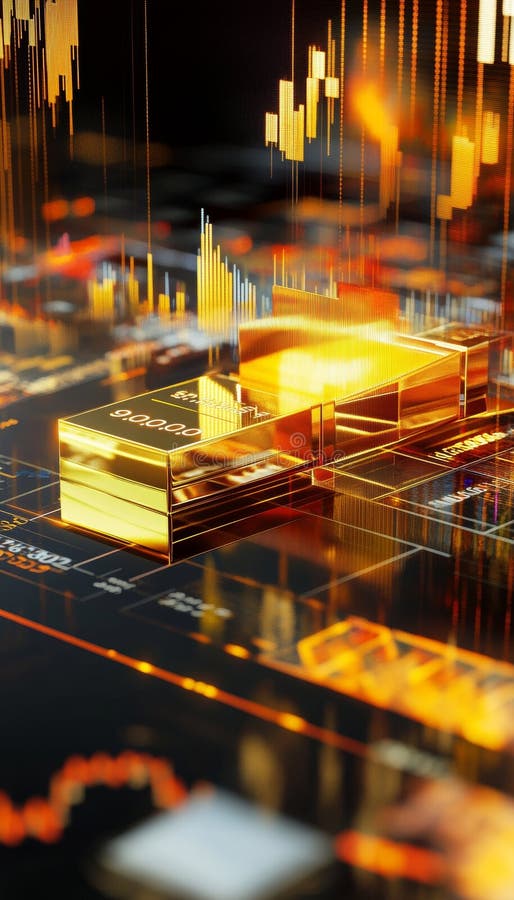 Captivating 3d Visualization of Wealth and Finance Gold Future Prices ...