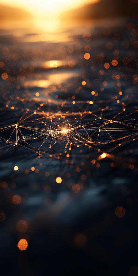 Captivating Data Points Visualization with Dramatic Light and Realistic ...