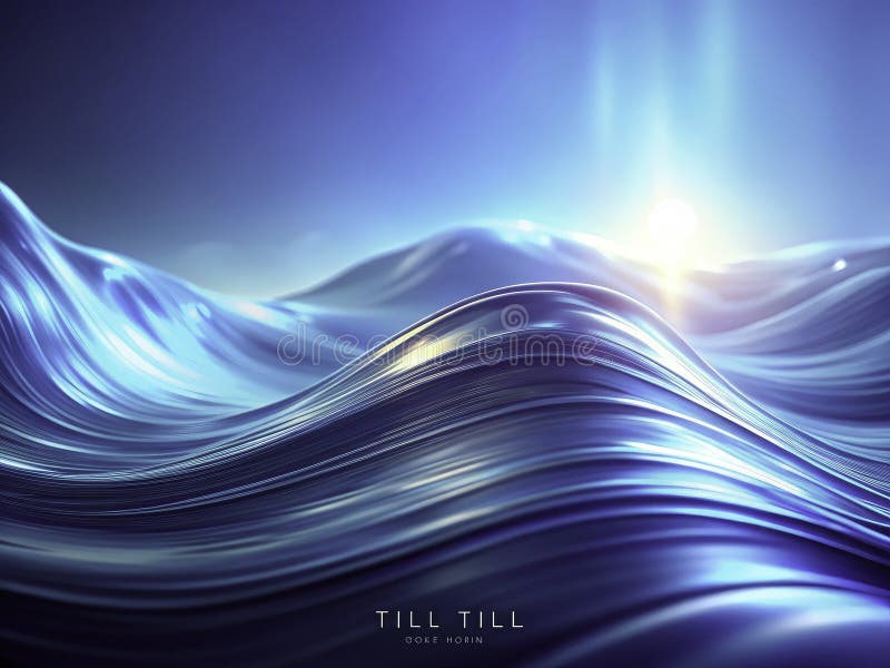 Captivating Deep Blue Wave Abstract Background a Stunning TiltShift ...
