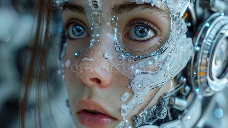 A Captivating Depiction of the Integration of Technology and Humanity ...