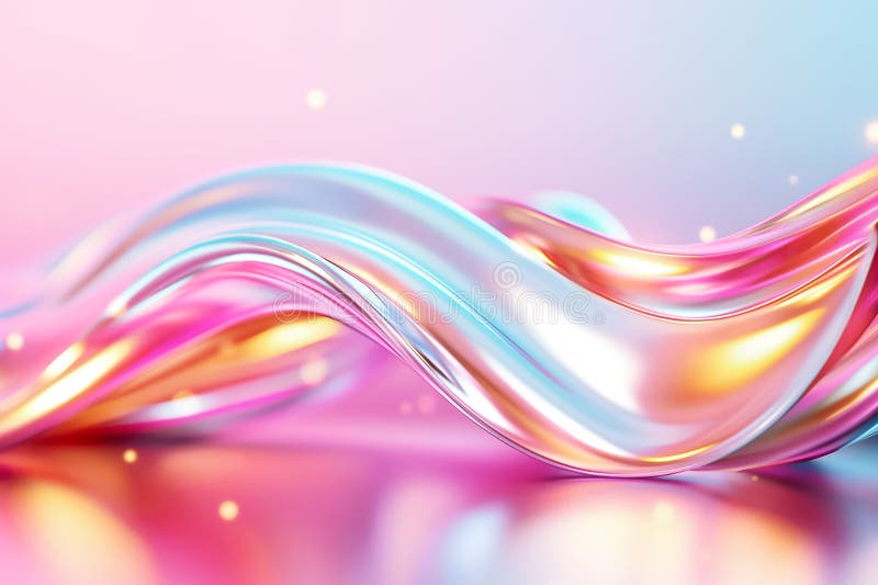 This Captivating Design Features Flowing Waves of Translucent Colors ...
