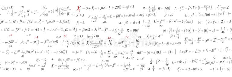 A Visual Symphony of Mathematical Equations a Pristine White Canvas ...