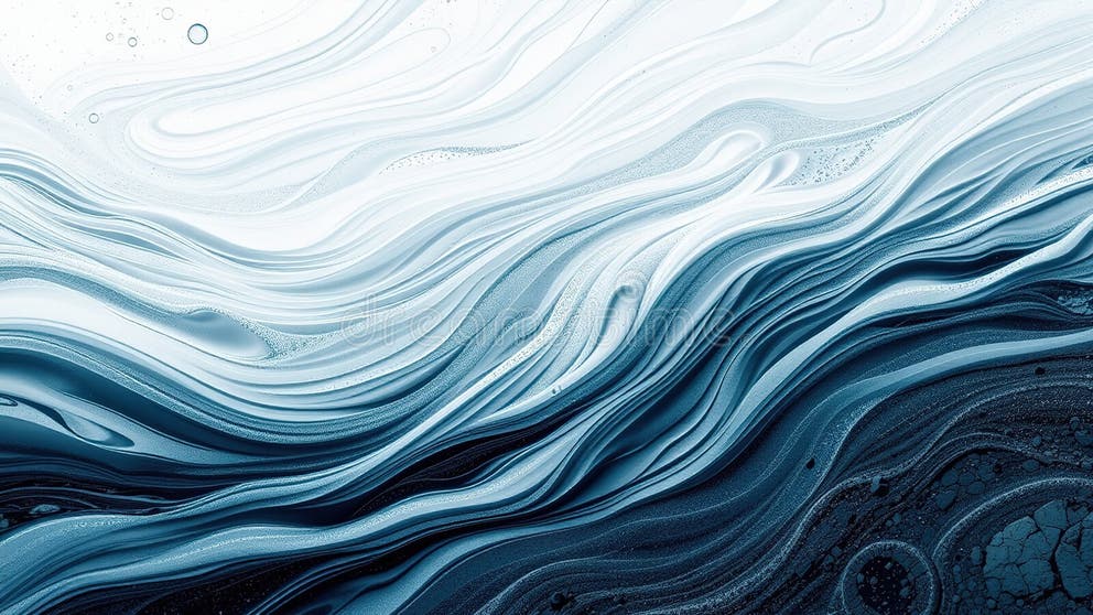 Abstract Waterfalls and Stones a Minimalist Design Concept Featuring ...