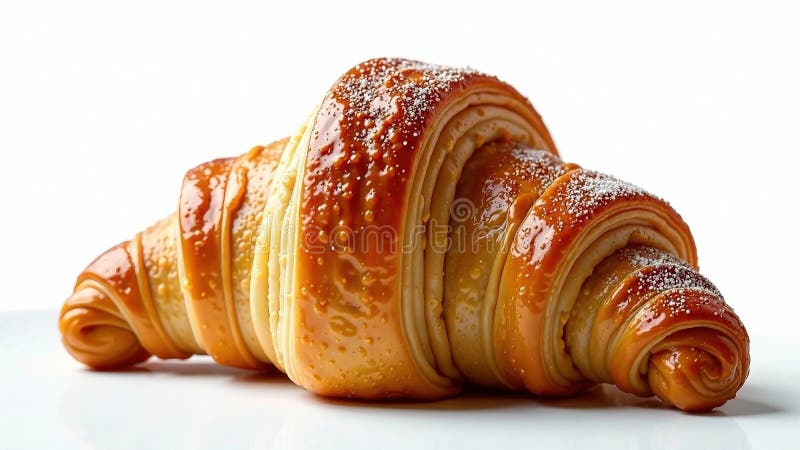 Melancholy Croissant a Whimsical Digital Painting of a Sad yet ...