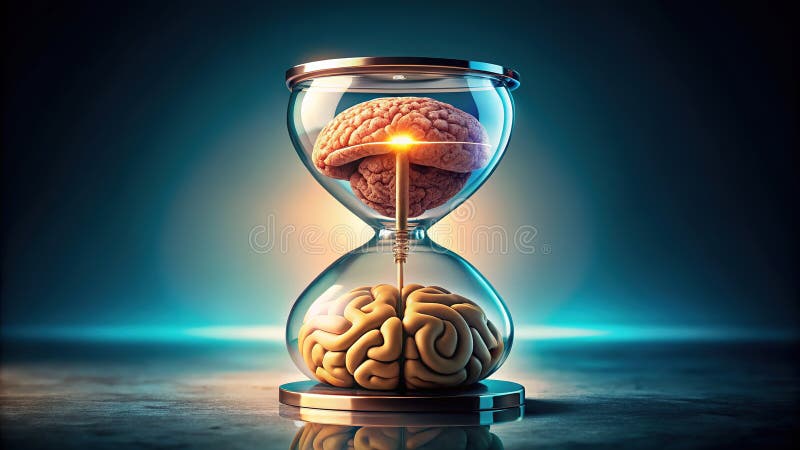 A Visual Metaphor of the Human Mind Balancing Time Thought and Mental ...