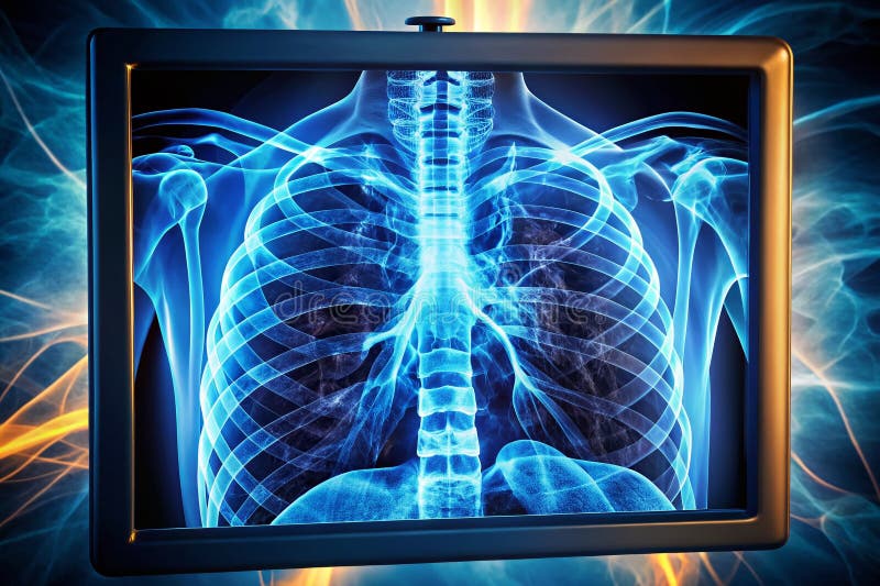 AIGenerated Portrait of Lungs from an XRay a Stunning Medical ...