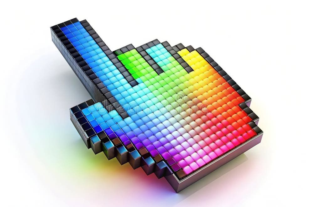 Dynamic Abstract Cursor Design a Colorful and Geometric Interactive ...