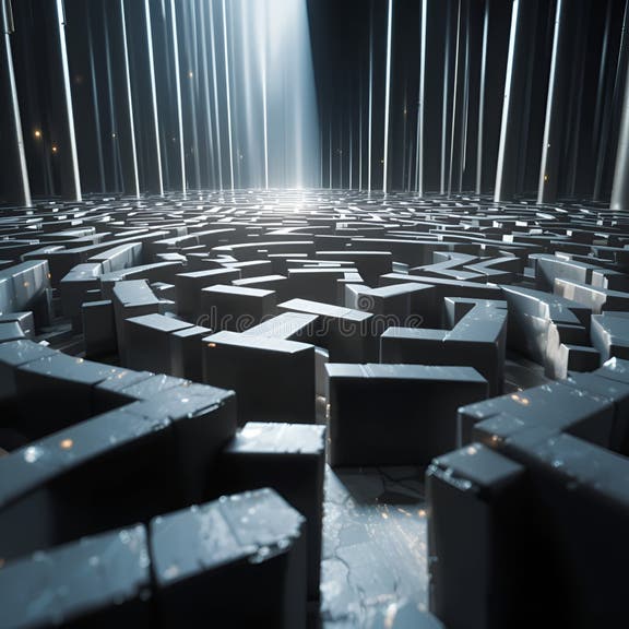 Mesmerizing Digital Illusion of an Endless Maze with Shifting Paths and ...