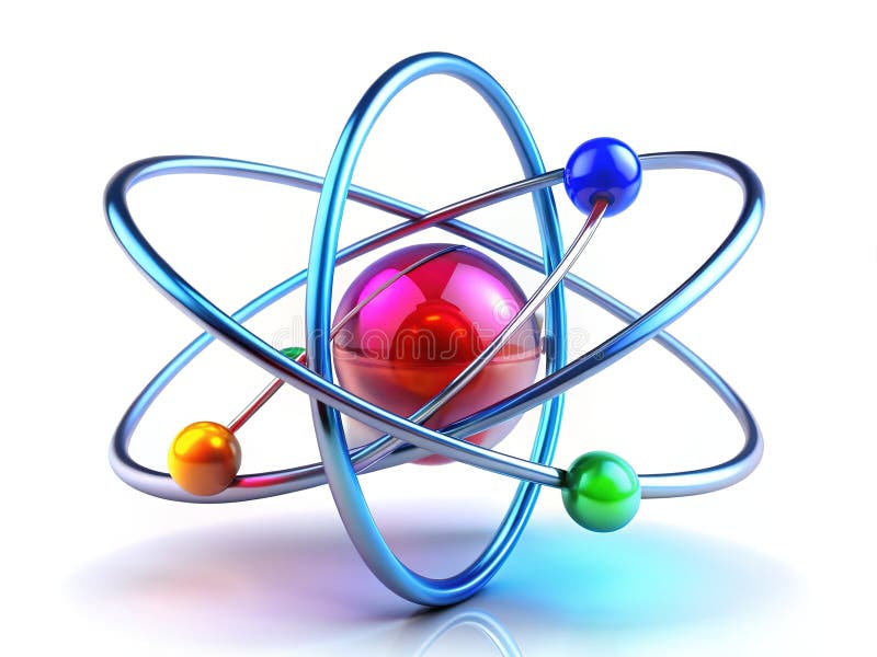 Vibrant Atom Symbol a Stunning Visual Representation of Scientific ...