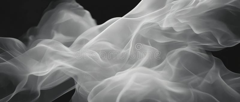 Captivating Display of Abstract Smoke Waves Creating a Soothing Visual ...
