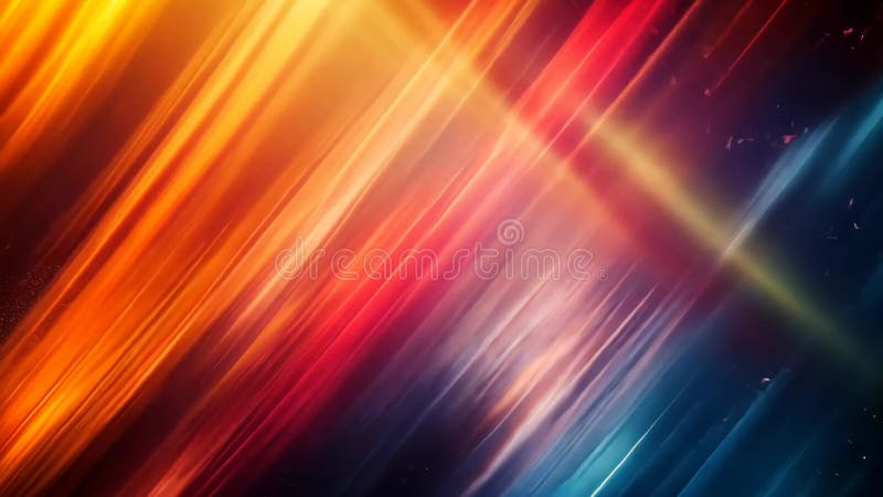 Blurry Dynamic Light Display with Vibrant Colors in Abstract Patterns ...