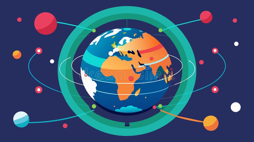 A Captivating Display of Data Movement Symbolizing the Constant ...