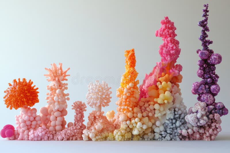 Evolution of Bacteria through Various Stages Showcasing Diverse Forms ...