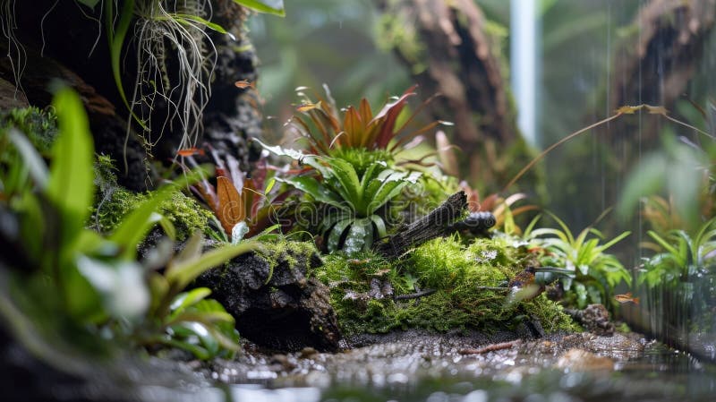 A Captivating Display Featuring a Unique Mix of Hardy Land Plants and ...