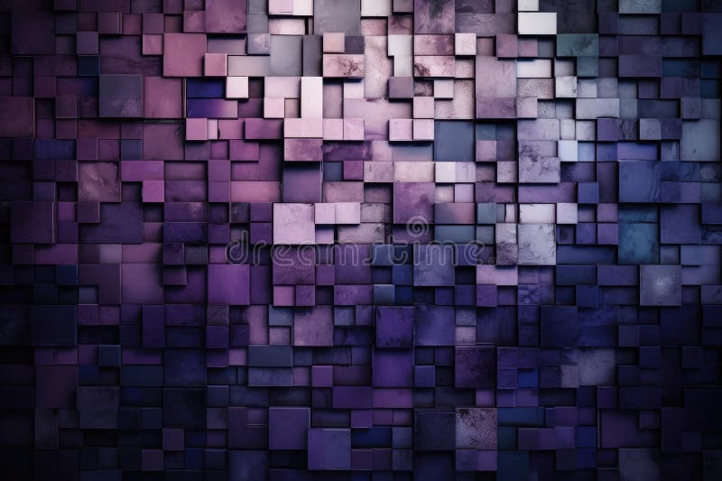Captivating Display of Layered Rectangles in Cool Shades of Purple ...