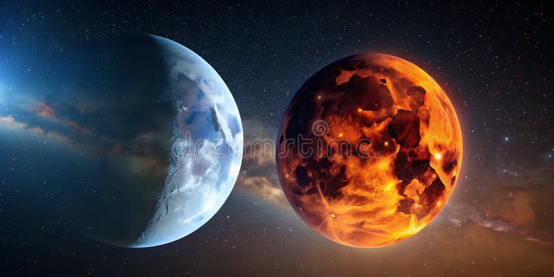 Partial Moon Eclipse Stock Illustrations – 968 Partial Moon Eclipse ...