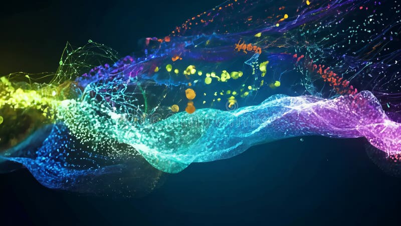 Exploring the Layers of Colorful Wave Patterns in Stunning Digital Art ...