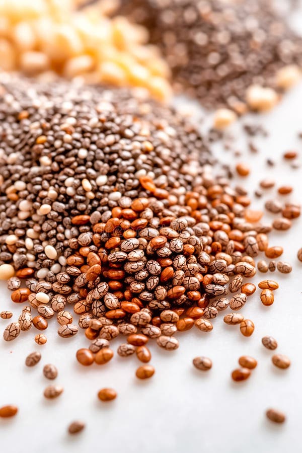 A Captivating Display of Various Seeds in an Assortment of Colors and ...