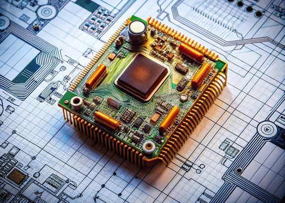 Creative Doodle Sketch of a Microcontroller a Unique Visual ...