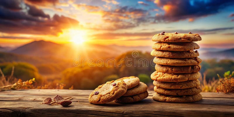 Stunning Double Exposure Cookie Stack Photography a Visual Symphony of ...