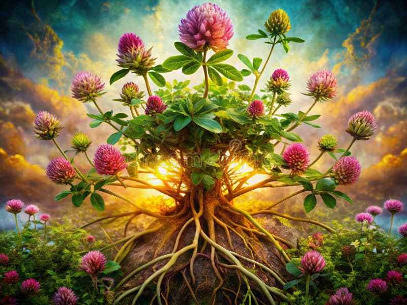 Unveiling the Medicinal Potential Indian Clover Double Exposure ...