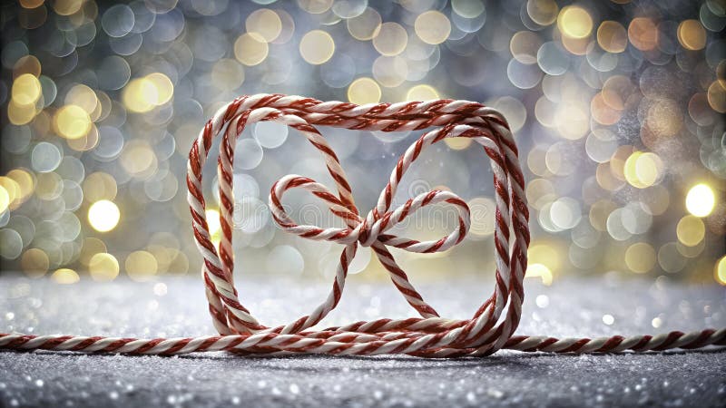 Festive Double Exposure Christmas Rope Frame: a Stunning Red and White ...