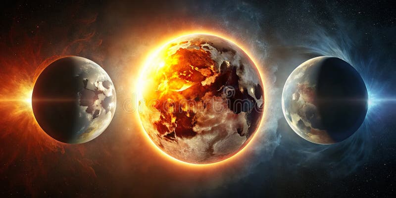 Stunning LowLight Eclipse Drawing Captures the Majesty of a Celestial ...