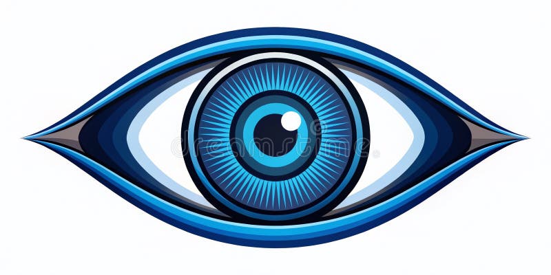 Modern Evil Eye Logo Design a Minimalist Vector Illustration for ...