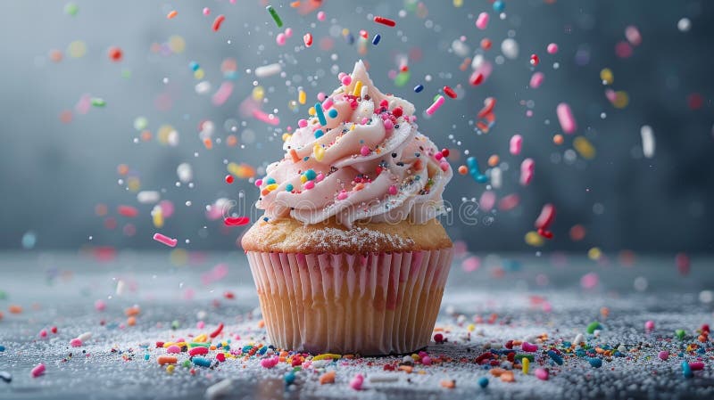Cupcake Exploding Sprinkles Stock Photos - Free & Royalty-Free Stock ...