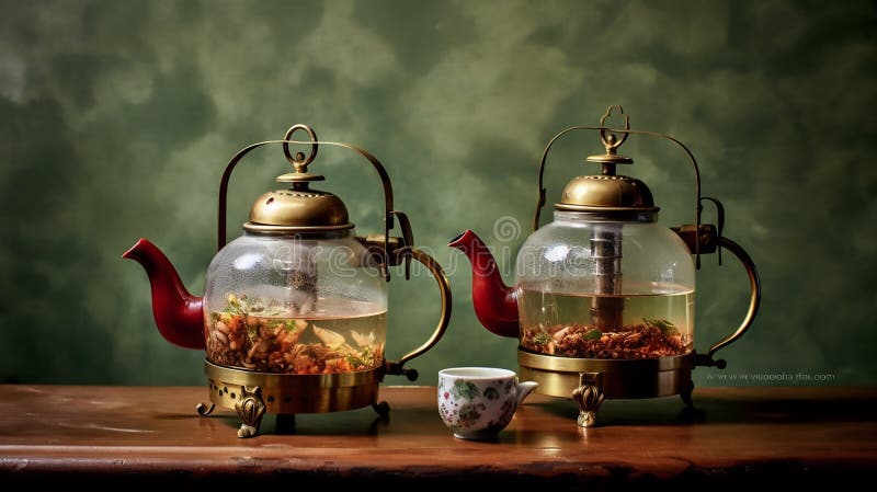 Vintage Tea Makers stock illustration. Illustration of craftsmanship ...