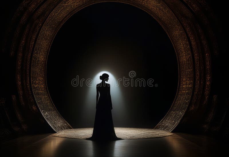 A Captivating Exploration of Shadows and Mystery Stock Photo - Image of ...