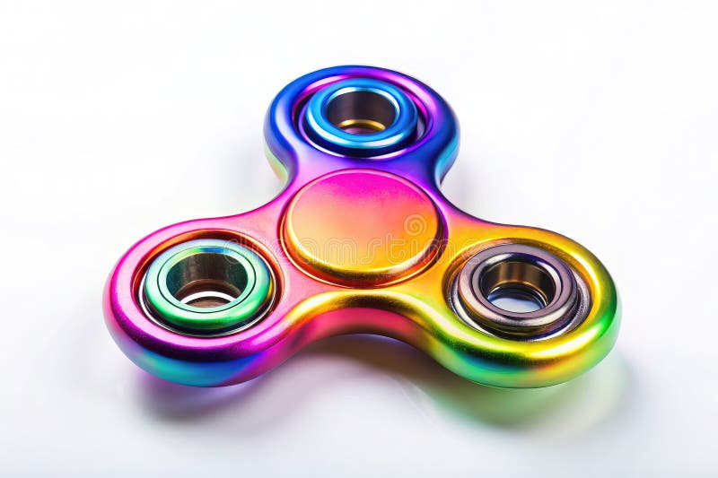 Vibrant Fidget Spinner with a Clean Professional Background a Stunning ...