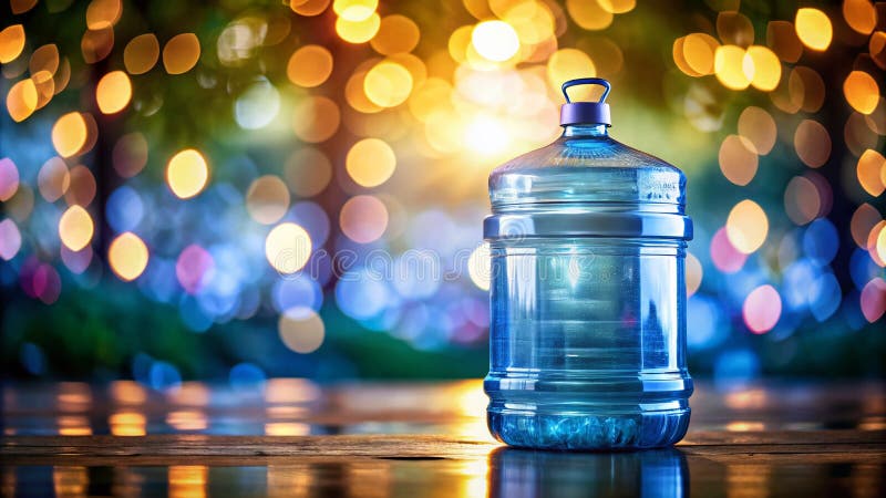Captivating FiveGallon Plastic Water Bottle a Refreshing Visual with ...