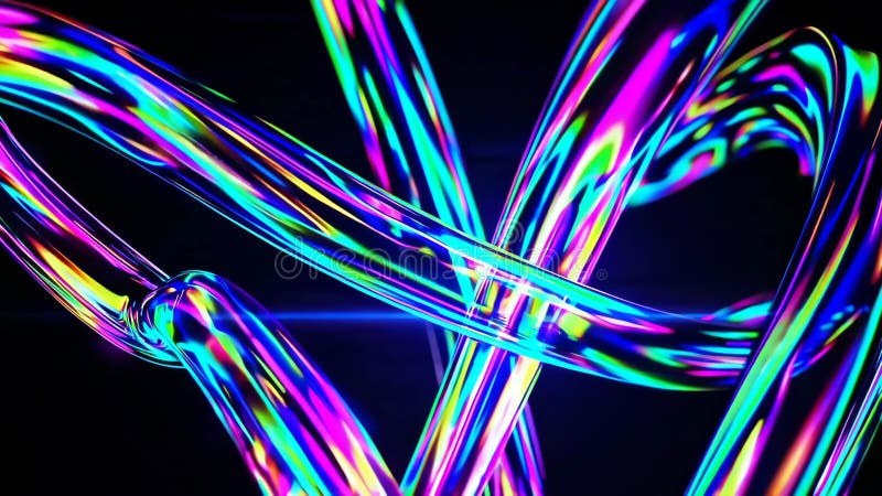 Colorful Abstract Light Footage with Dynamic Flowing Patterns Stock ...
