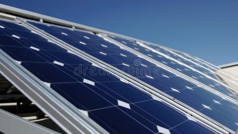 Solar Panel Installation Footage Showcasing Modern Renewable Energy ...