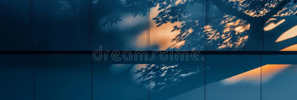 Captivating Fusion Angular Geometry and Blue Glass Panels in Modern ...