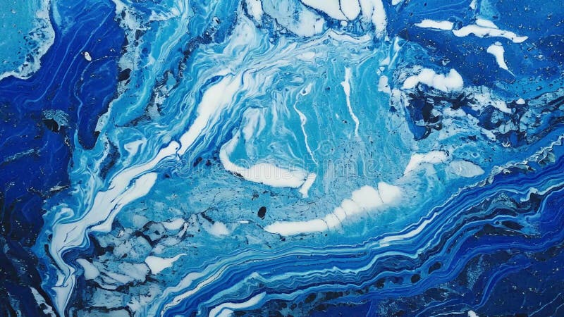 Rich Blue Swirl Marble Texture, Warm and Artistic Abstract Background ...