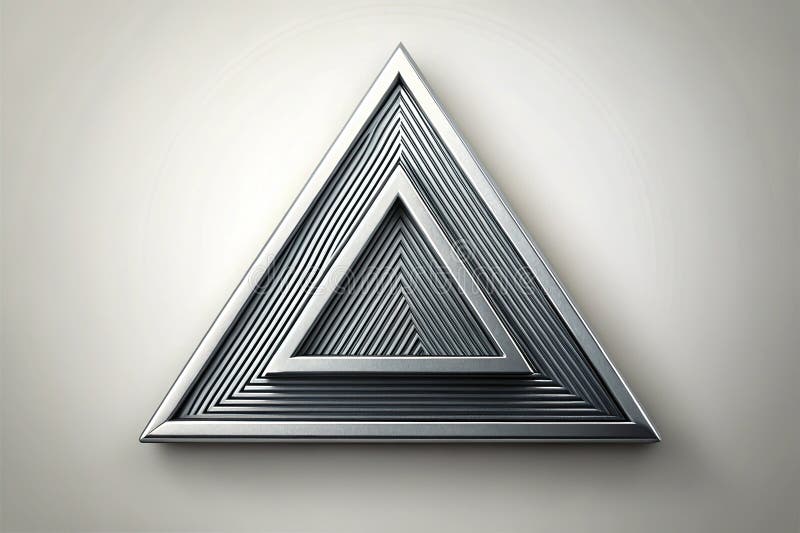 Modern Geometric Badge Design Minimalist Triangle Logo for Branding and ...