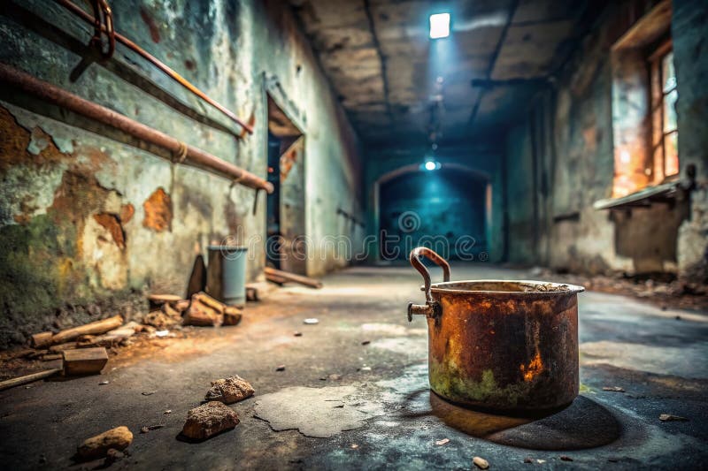 Abandoned Urban Basement a Culinary Mystery Unveiled in Decaying ...