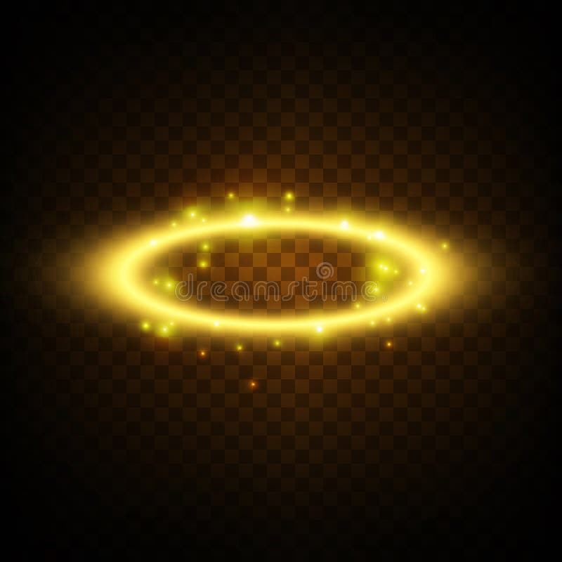 A Captivating and Glowing Circular Light Effect is Enhanced with ...